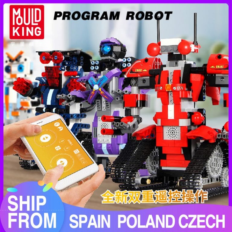 MOULD KING 13001-13004 Robot M2 M1 M3 M4 Set with Remote Control ...