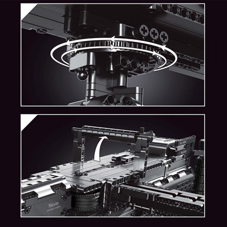 MOULD KING 14009 Maxim Gun - MOULD KING™ Block - Official Store