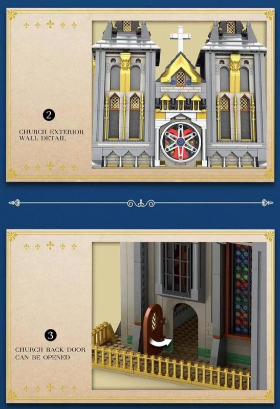 Reobrix 66027 Medieval Church - MOULD KING™ Block - Official Store